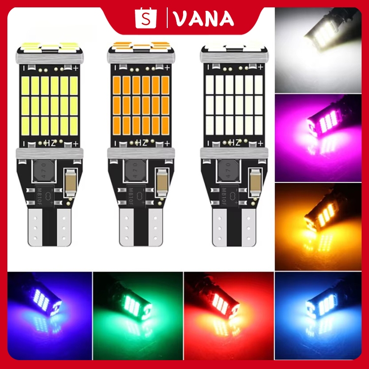 Jual VANA Penguraian Kode Lampu Pembalik LED Otomotif T15 4014 45SMD ...