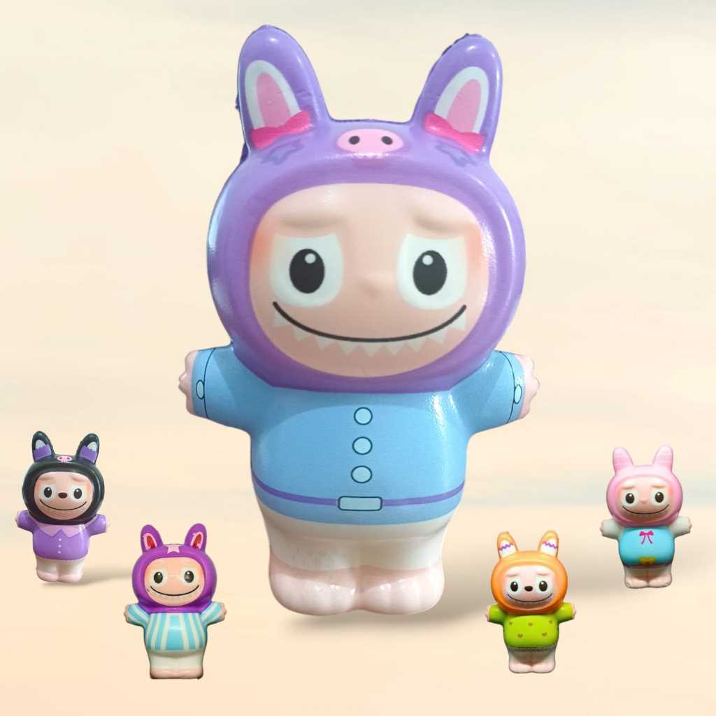 Jual Boneka Squishy Labubu Mainan Pencet Labu-Labu Soft Toys | Shopee ...