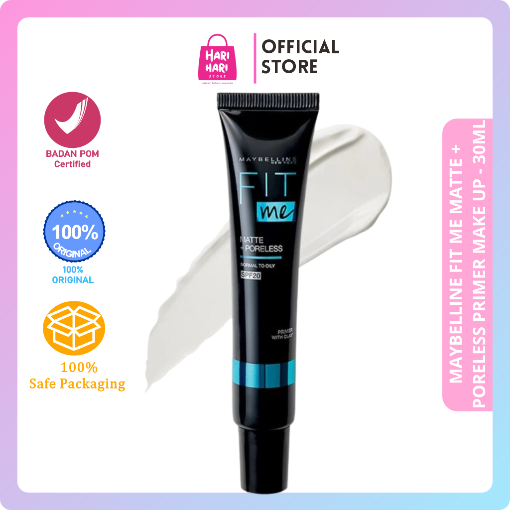 Jual MAYBELLINE Fit Me Matte + Poreless Primer Make Up - 30ml | Shopee ...