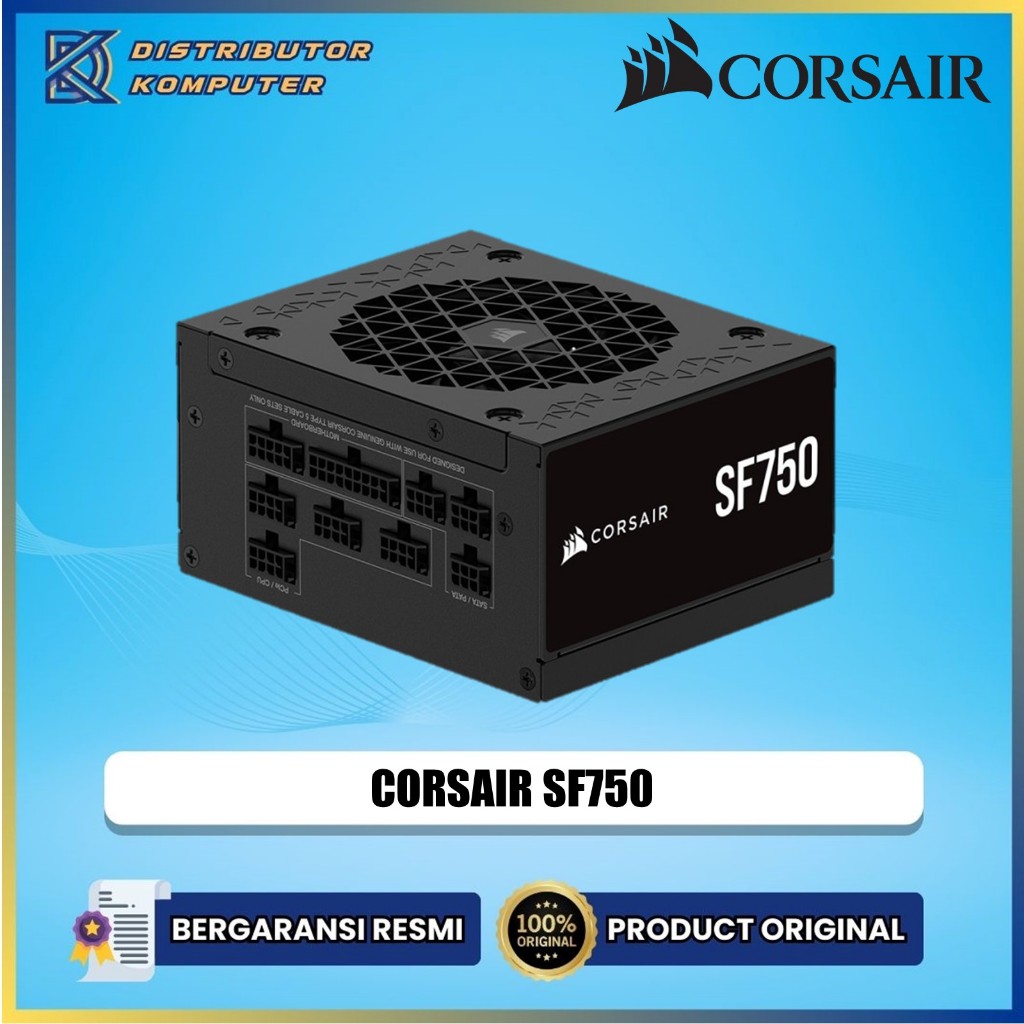 Jual CORSAIR POWER SUPPLY SF SERIES SF750 750 WATT 80 PLUS PLATINUM CERTIFIED SFX PSU | Shopee ...