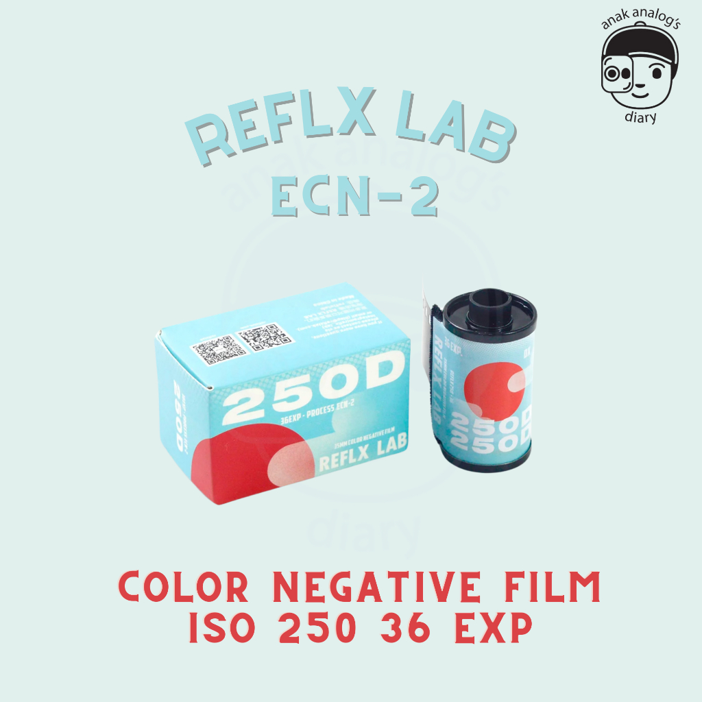 Jual Reflx Lab 250D Roll Film 35mm ISO 250 36exp Color Negative Film ...