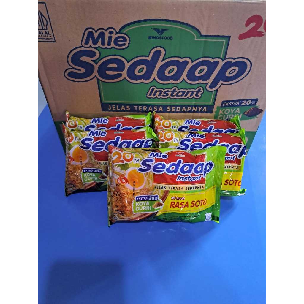 Jual Mie Sedaap Instan Kuah Rasa Soto Per 5Bungkus | Shopee Indonesia