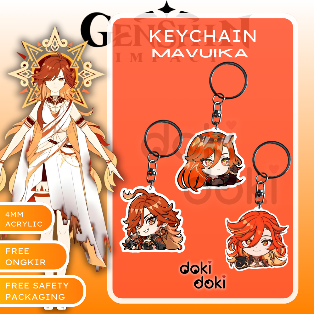 Jual GANTUNGAN KUNCI KEYCHAIN MAVUIKA GENSHIN IMPACT | Shopee Indonesia
