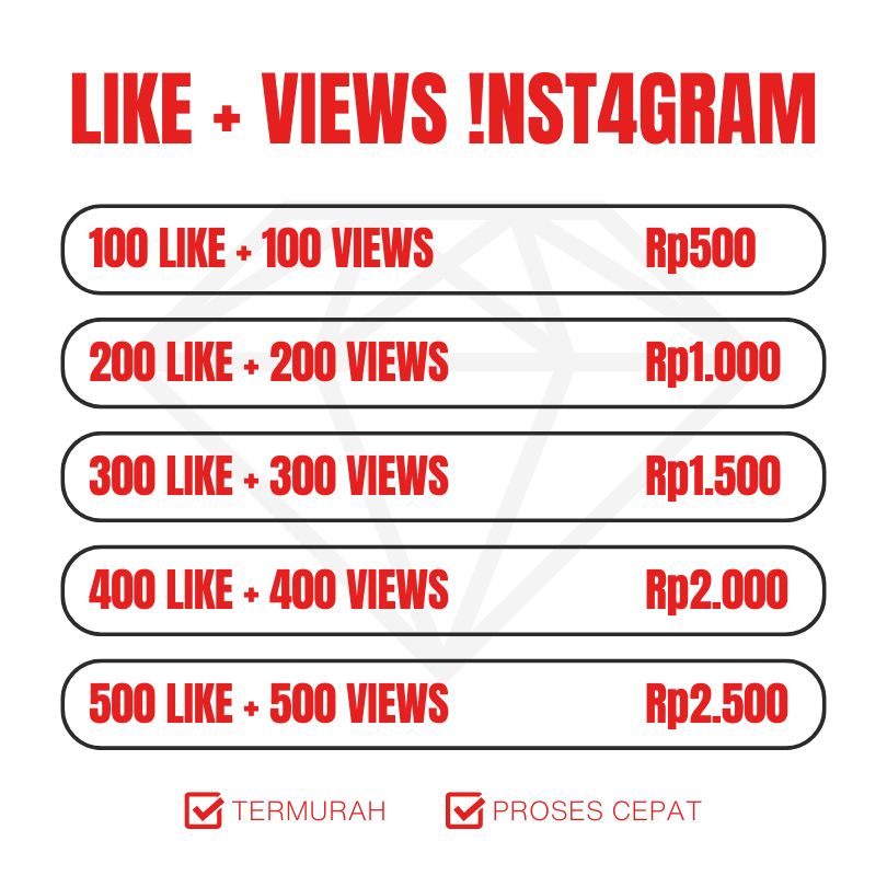 Jual Like Instagram Permanen Likes Reels Instagram Bergaransi Global Fast | Shopee Indonesia