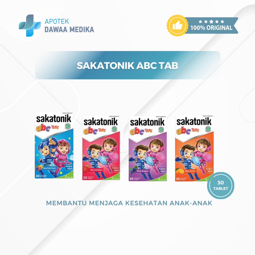 Jual Sakatonik ABC Tabs. Isi 30 Tablet. Membantu menjaga kesehatan anak ...