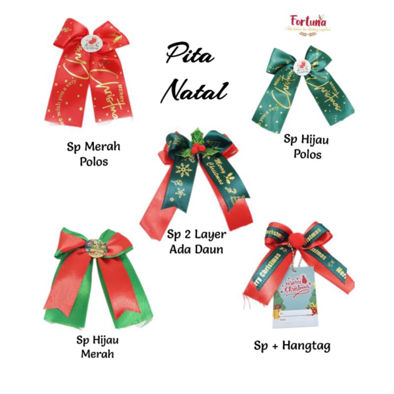 Jual Aneka Jenis Pita Natal (1pcs) | Shopee Indonesia