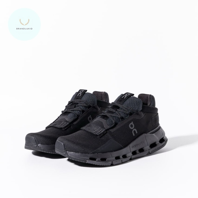 Jual ON RUNNING Cloudnova 2 ( MEN ) All Black | Shopee Indonesia