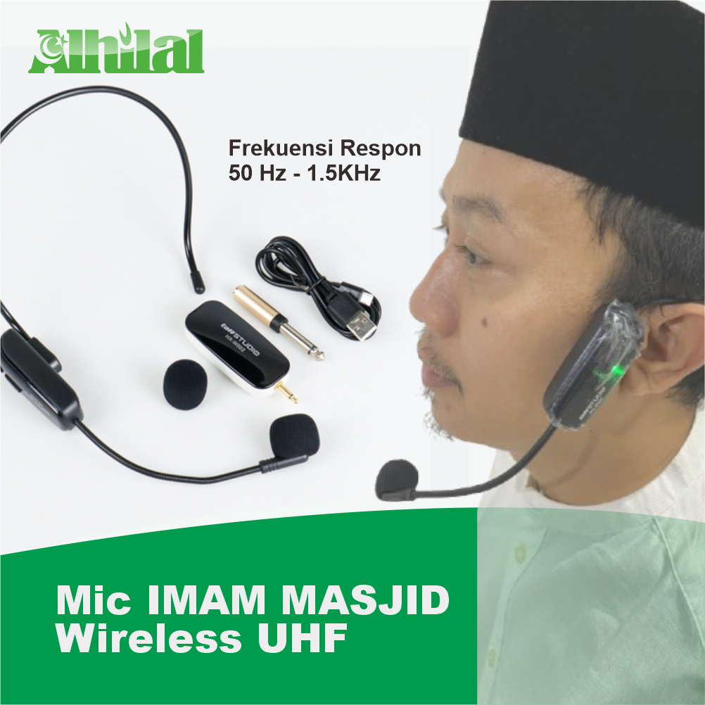 Jual Al Hilal - Mic Imam Masjid Wireless Microphone UHF | Shopee Indonesia