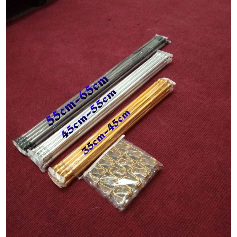 Jual STIK / BESI GORDEN IKAT KUPU KUPU 1 PASANG FULL SET | Shopee Indonesia