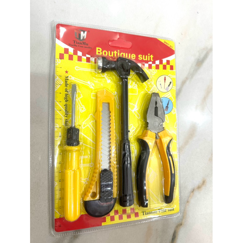 Jual 01099 Obeng Set 4pc Palu - Tang - Karter - Obeng | Shopee Indonesia