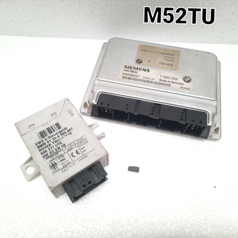 Jual ECU Set - DME MS42- EWS 3 - Chip Transponder Kunci BMW 528i E39 ...