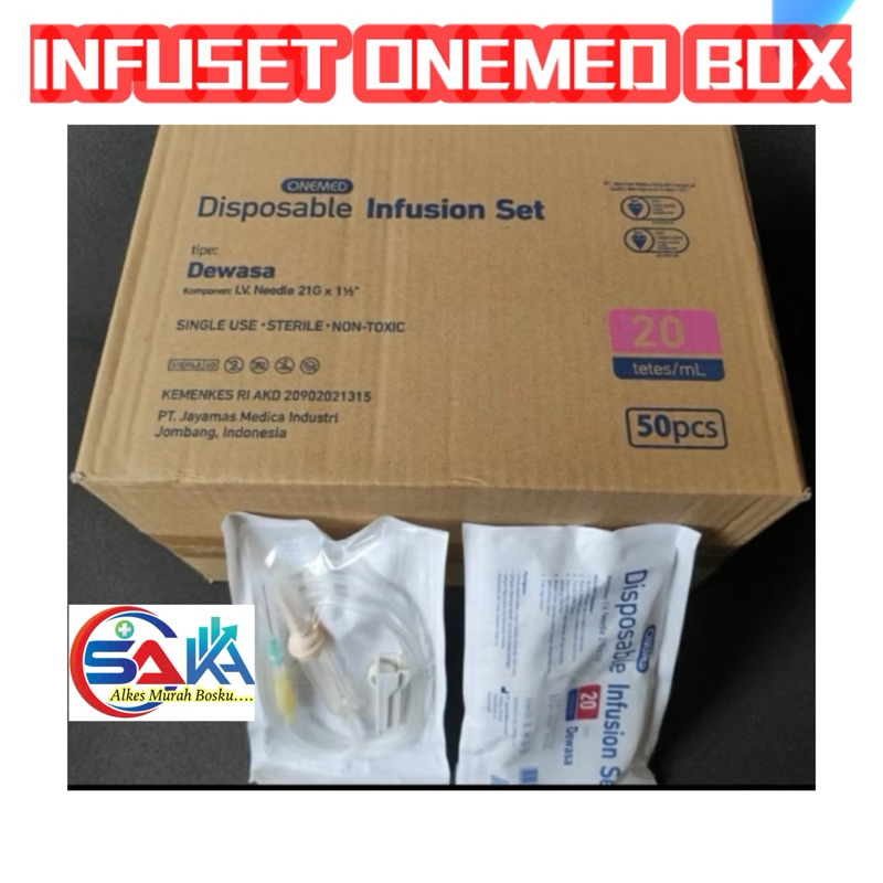 Jual InfuSet Per Box isi 50PC | Shopee Indonesia