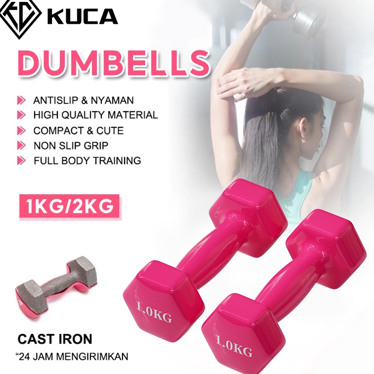 Jual Harga Murah KUCADumbell 1KG2KG Barbel Mini Barbel Wanita latihan ...