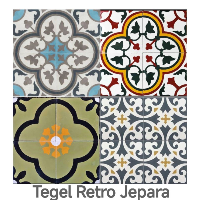 Jual Tegel Retro Ubin Keramik Vintage Lantai Rumah Etnik | Shopee Indonesia