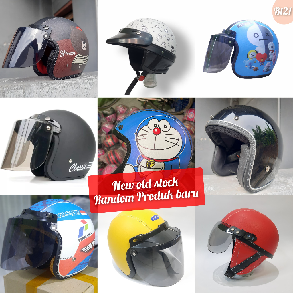 Jual Helm bogo dewasa dan anak cuci gudang barang baru new old stock ...