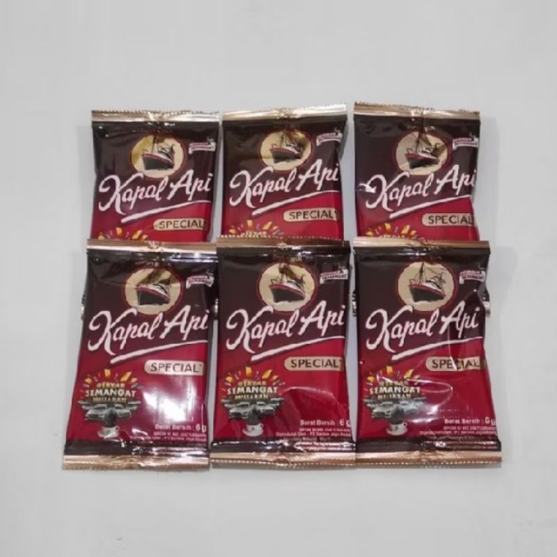Jual Kopi Kapal Api Mini Special 6gr, Kopi Bubuk Sachet,Kopi Renceng ...