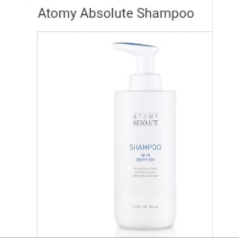 Jual SALE!!! ATOMY ABSOLUTE SHAMPOO/ Original Exp 2025 / Ready Bisa ...