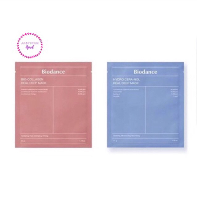 Jual Biodance Bio-Collagen Real Deep Mask | Hydro Cera-Nol Real Deep Mask | Shopee Indonesia