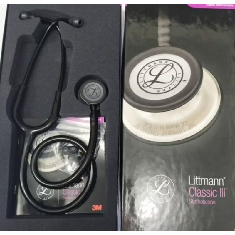 Jual stetoskop littman classic III full black edition | Shopee Indonesia