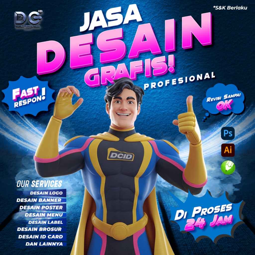 Jual Jasa Desain Grafis Profesional: Logo, Banner, Sertifikat, Brosur ...