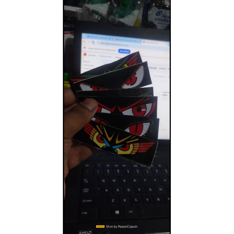Jual STIKER STROBO MATA HOLOGRAM UKURAN KECIL | Shopee Indonesia