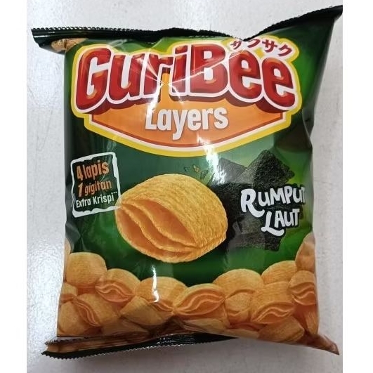 Jual Guribee layers rumput laut | BBQ | Keju 65g | Shopee Indonesia