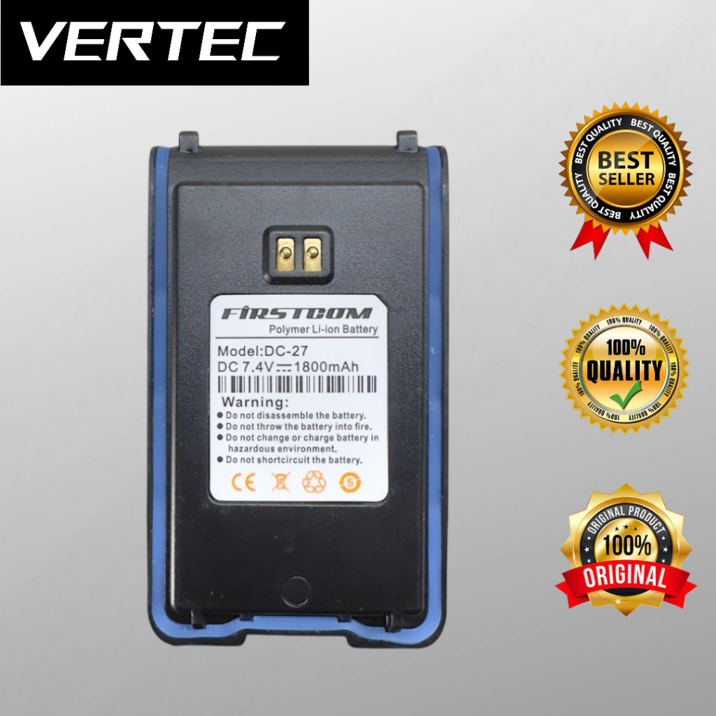 Jual Baterai HT Firstcom FC27 FC07 FC 27 07 Compatible Voxter UVW8 UV ...