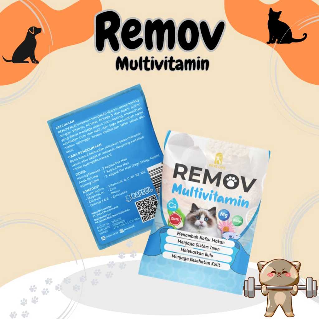 Jual REMOV Multivitamin Sachet Vitamin Penambah Nafsu Makan Untuk ...