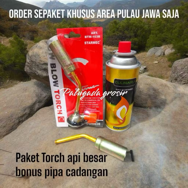 Jual khsusu pulau jawa paket torch obor torch api besar torch las ...