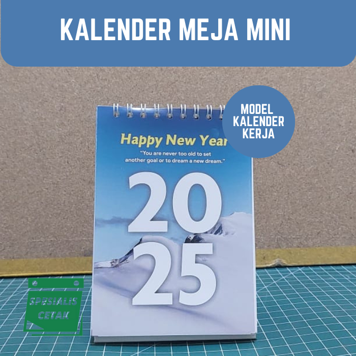 Jual KALENDER MEJA 2025 KALENDER DUDUK MINI SERI TERBARU MOTIF ANGKA ...