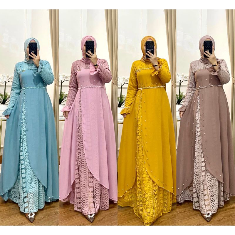 Jual GAMIS BURKAT MIX CERUTY PAYET | Shopee Indonesia