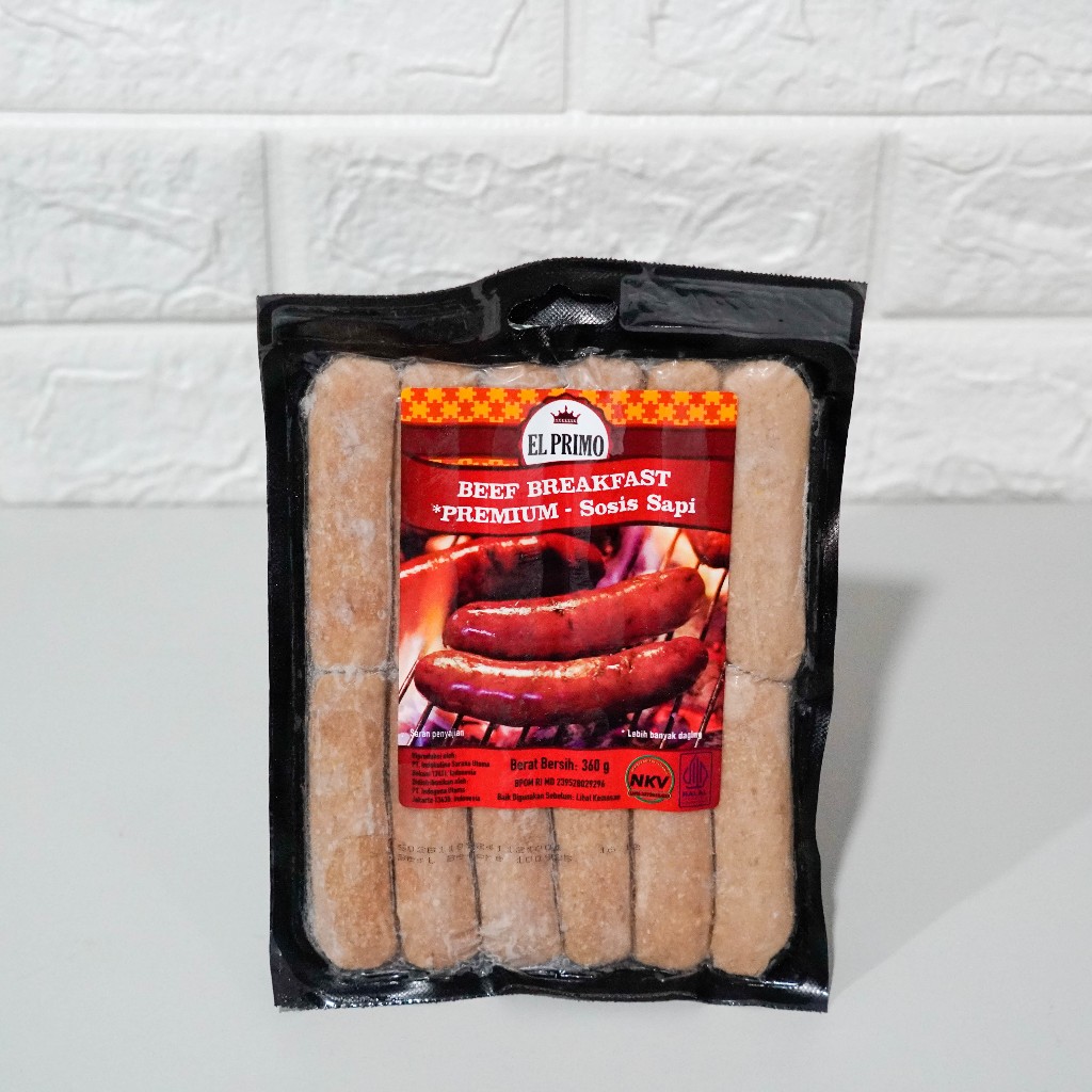 Jual EL PRIMO BEEF BREAKFAST SAUSAGE 360GRAM | Shopee Indonesia