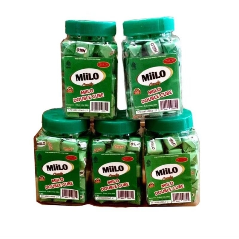 Jual Miilo Candy Double Cube Permen Milo Coklat Toples Isi 50 Pcs ...