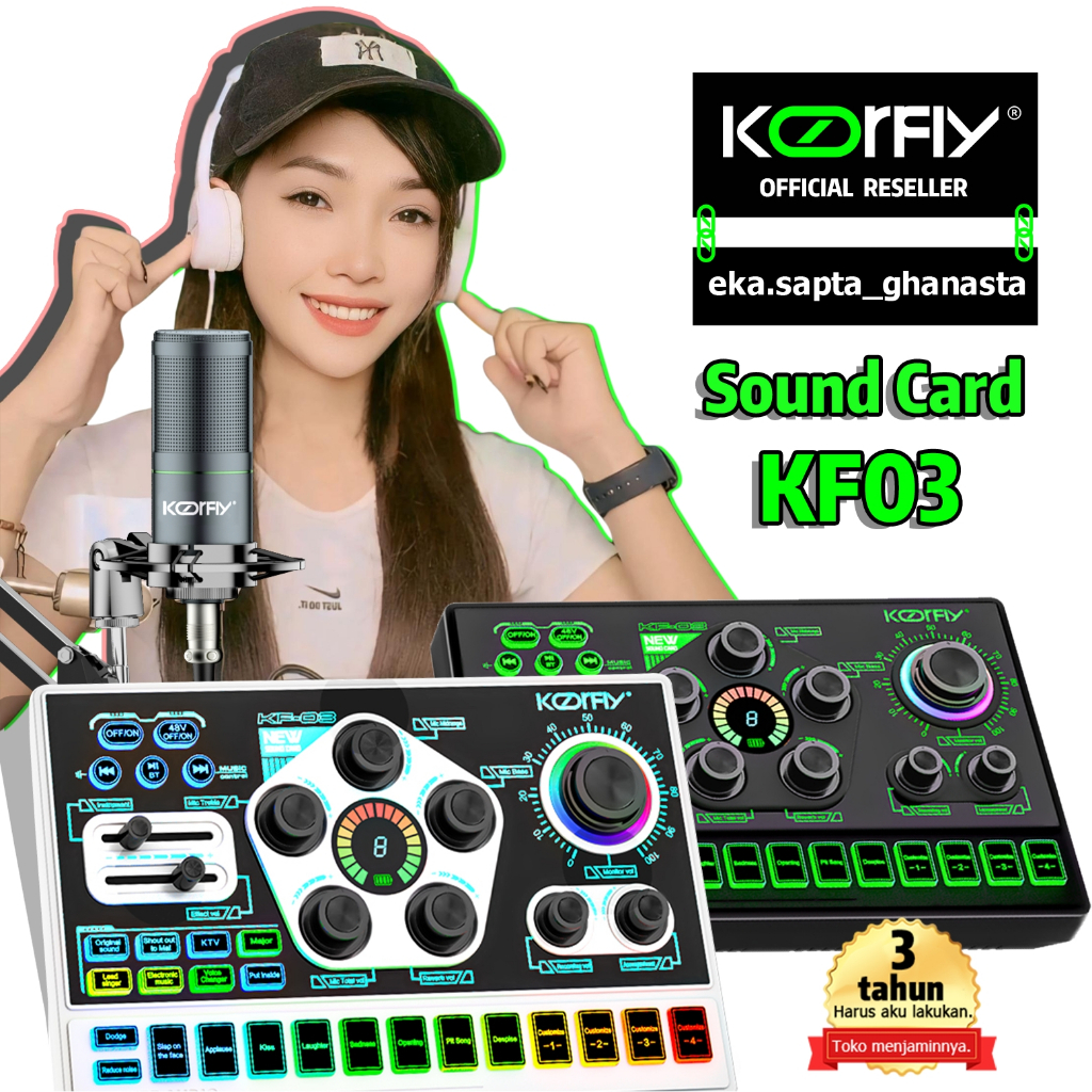 Jual Exclusive eka.sapta_ghanasta Koorfly KF03 kartu suara profesional ...