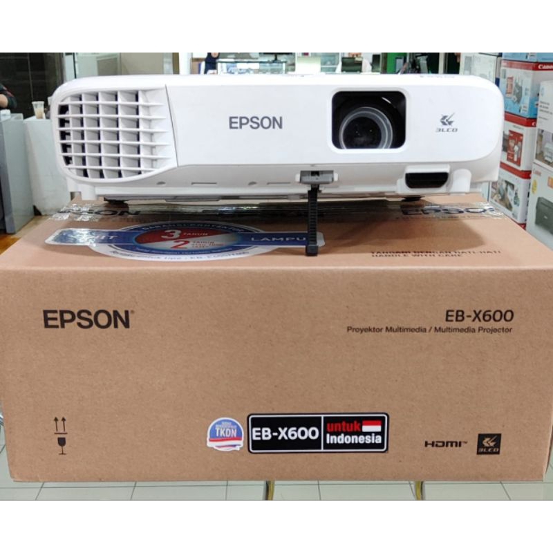 Jual PROYEKTOR EPSON EB-X600 XGA 3 LCD 3600 LUMENS TKDN | Shopee Indonesia