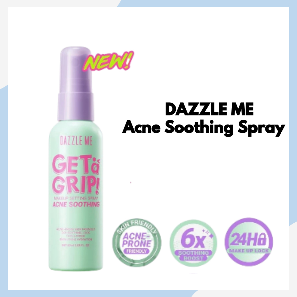 Jual Dazzle Me Get A Grip Make Up Setting Spray Acne Soothing 60ml | Shopee Indonesia