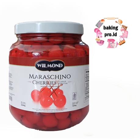 Jual Wilmond Maraschino Cherry Tangkai 2Kg | Shopee Indonesia