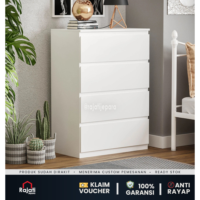 Jual Drawer Pakaian Drawer Meja Kamar Tidur Meja Minimalis Kamar Nakas ...