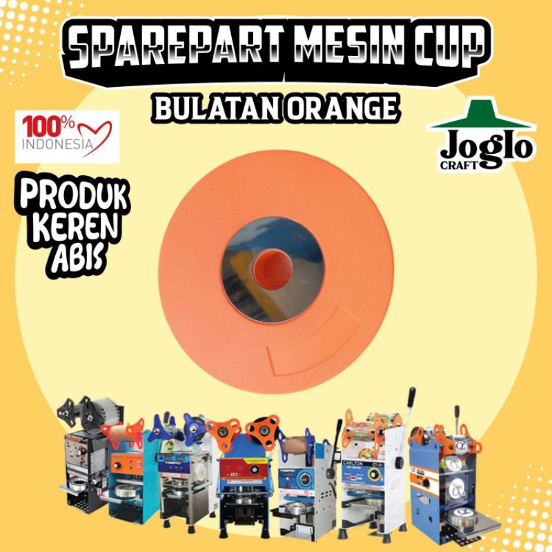 Jual BULATAN ORANGE I SPAREPART BULAT ORANGE PENJEPIT PLASTIK ROLL CUP ...