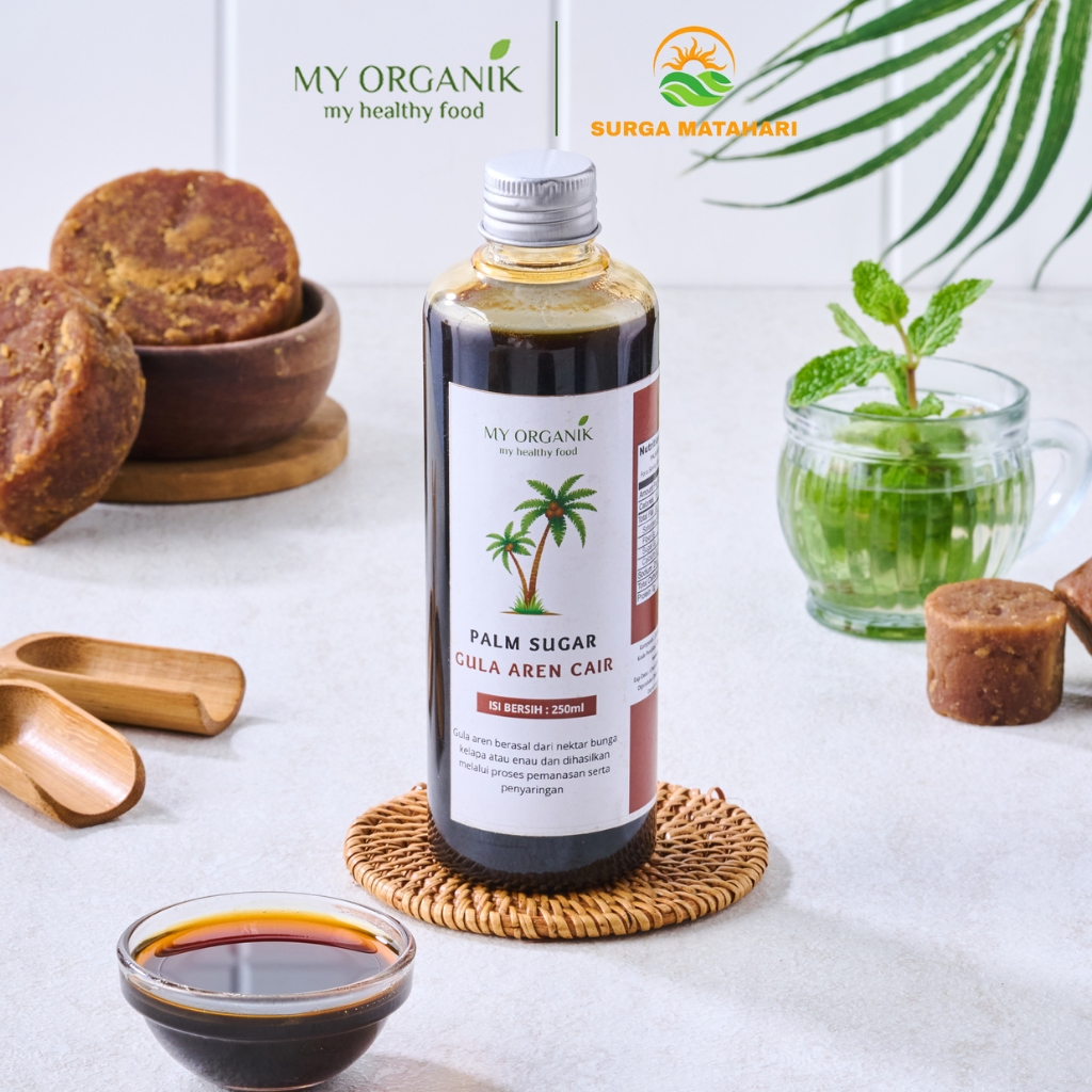 Jual My Organik Gula Aren Cair Legit Barista Choice Liquid Palm Sugar ...