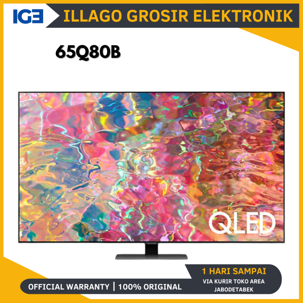 Jual SAMSUNG 65Q80B QLED UHD 4K Smart TV 65 Inch | Shopee Indonesia