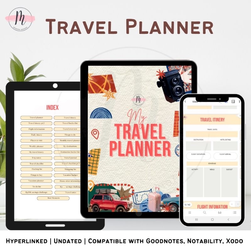 Jual Travel Planner Digital, Digital Planner untuk Android, Ipad, tab ...