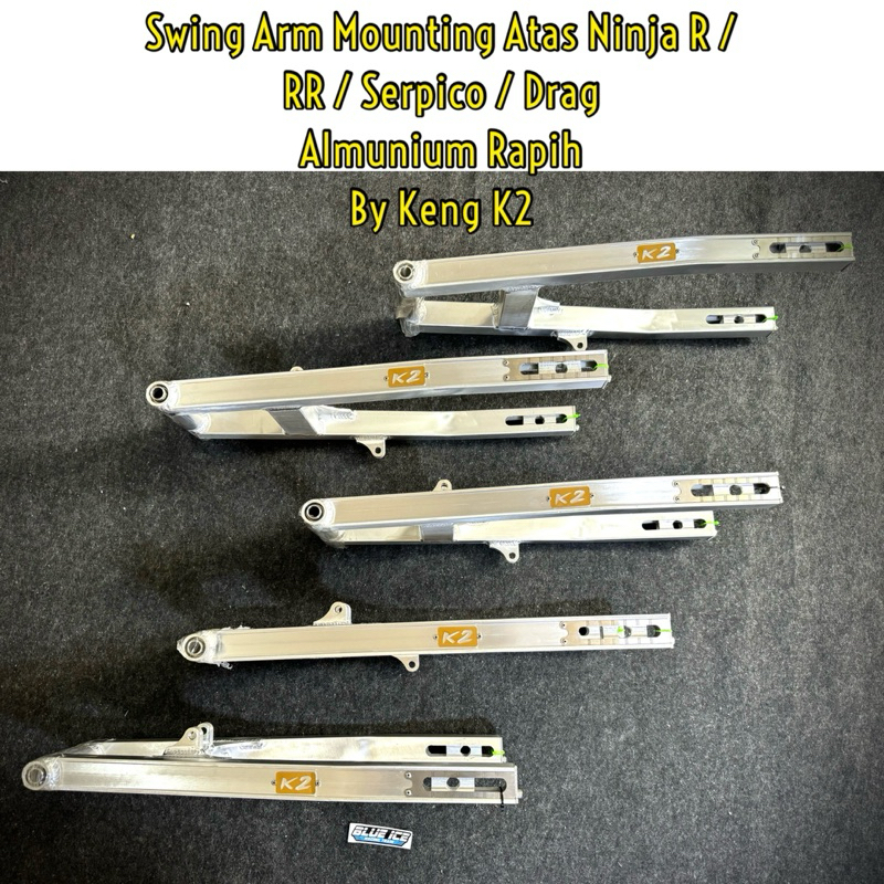 Jual KENG K2 ALUMUNIUM SWING ARM SLIM LONG SWINGARM NINJA R RR ZX KR SSR DRAG BY KENG K2 ...