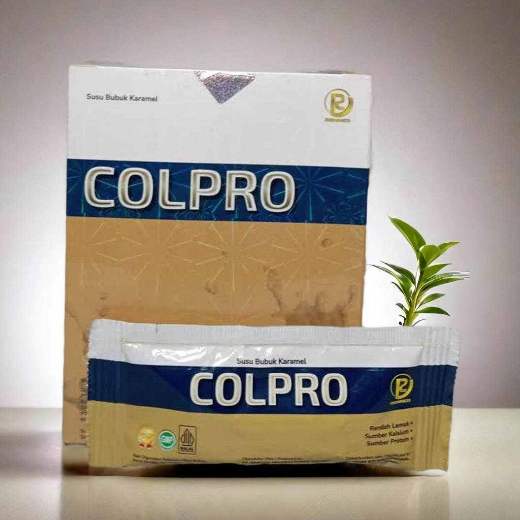 Jual COLPRO RENNER SUSU SERBUK KARAMEL SUMBER PROTEIN & KALSIUM 1 BOX ...