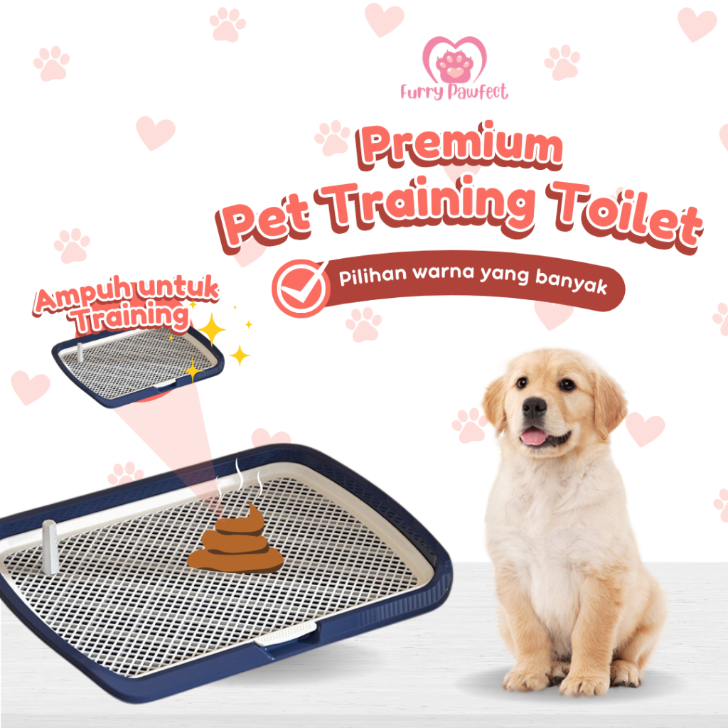 Jual Pet Toilet Training Anjing Kucing | Potty Pad Pee Poop Tray Toilet ...