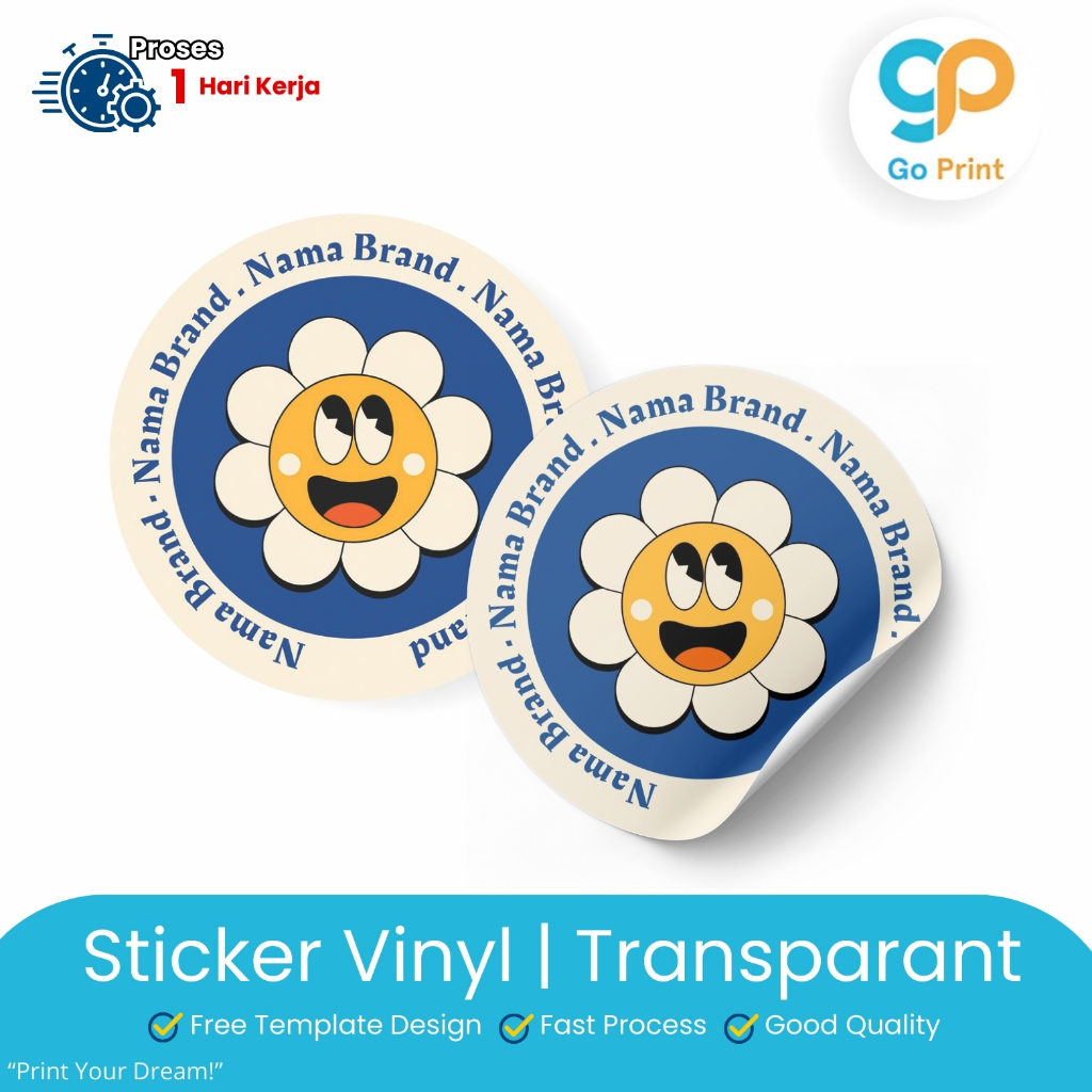 Jual Stiker Custom Anti Air, Vinyl White / Transparant (Cetak + Cut ...