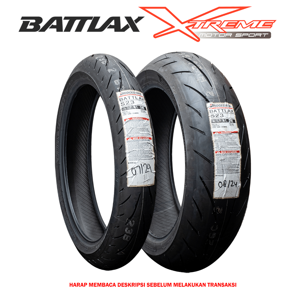 Jual Ban Battlax S23 Depan / Belakang 120/70 160/60 180/55 190/55 190/ ...
