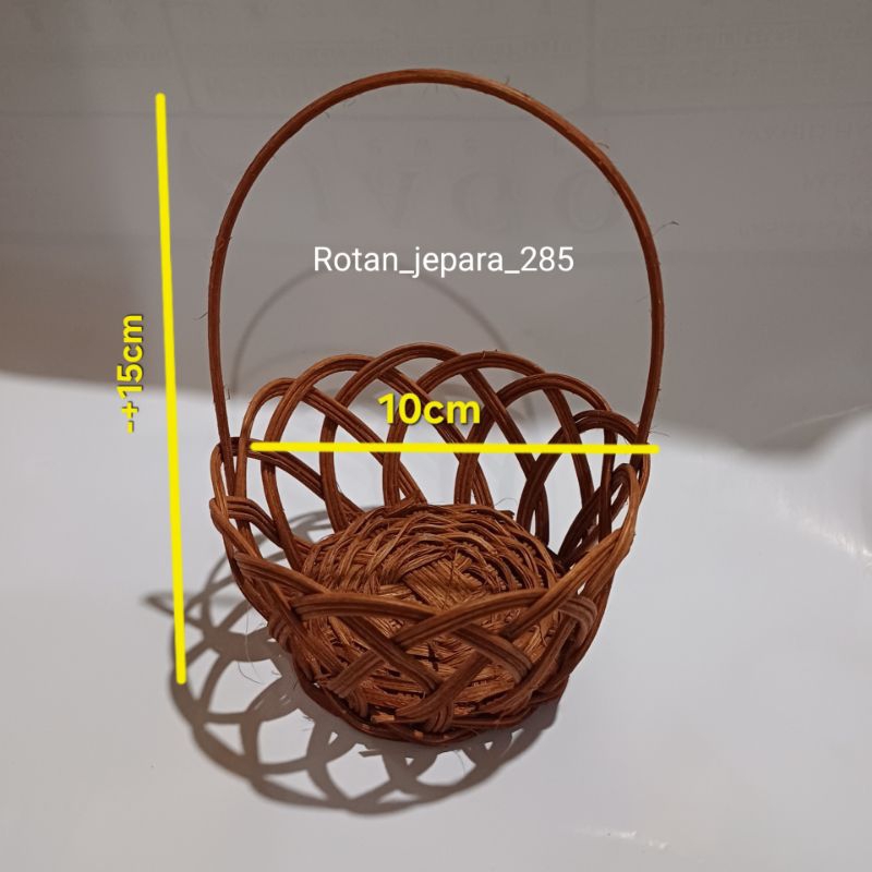 Jual PROMO..!!!Keranjang Souvenir,kiring mini diameter 10cm warna ...