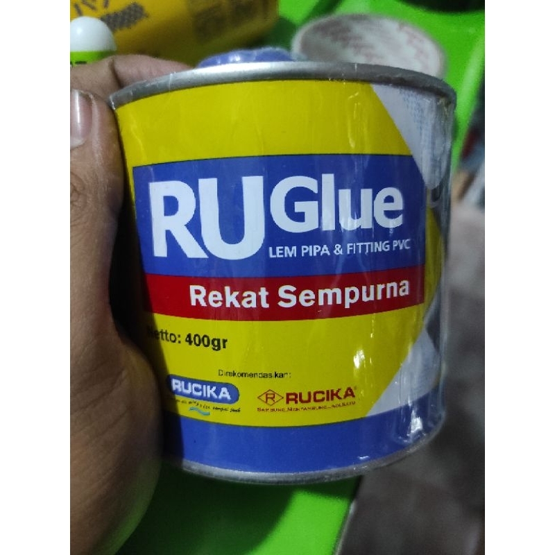 Jual Lem PVC RUGlue 400gr | Shopee Indonesia