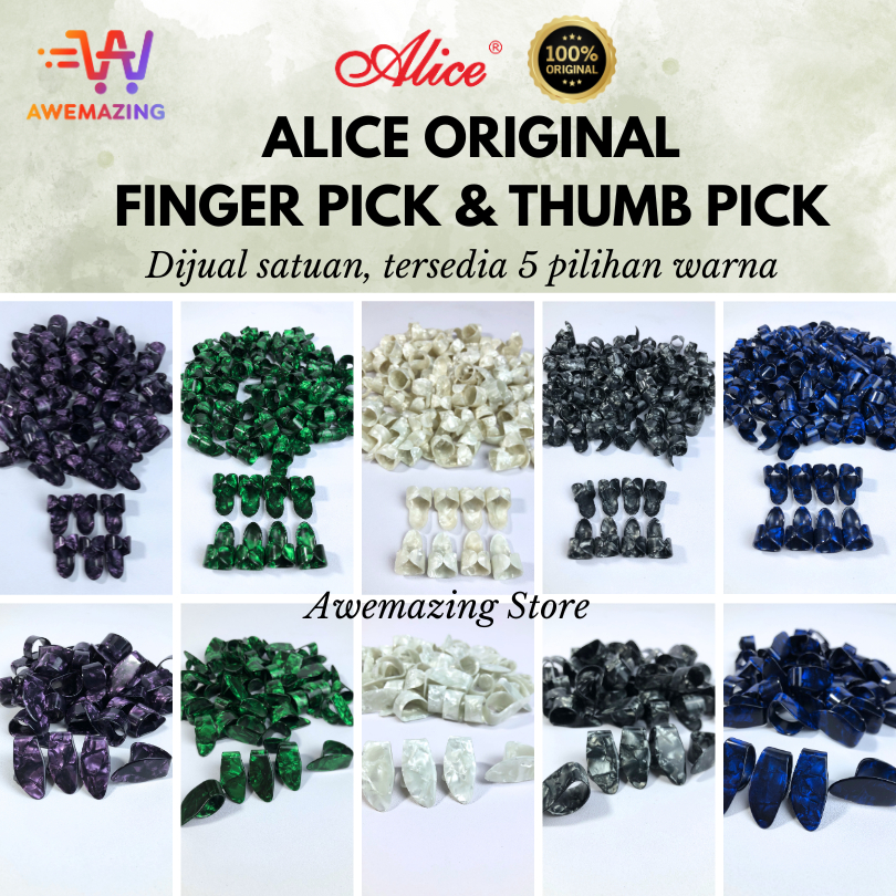 Jual Alice Thumb Pick Finger Pick Original | Shopee Indonesia